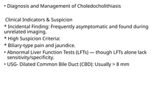 Presentation on choledocholithiasis and bile duct ijury.pptx