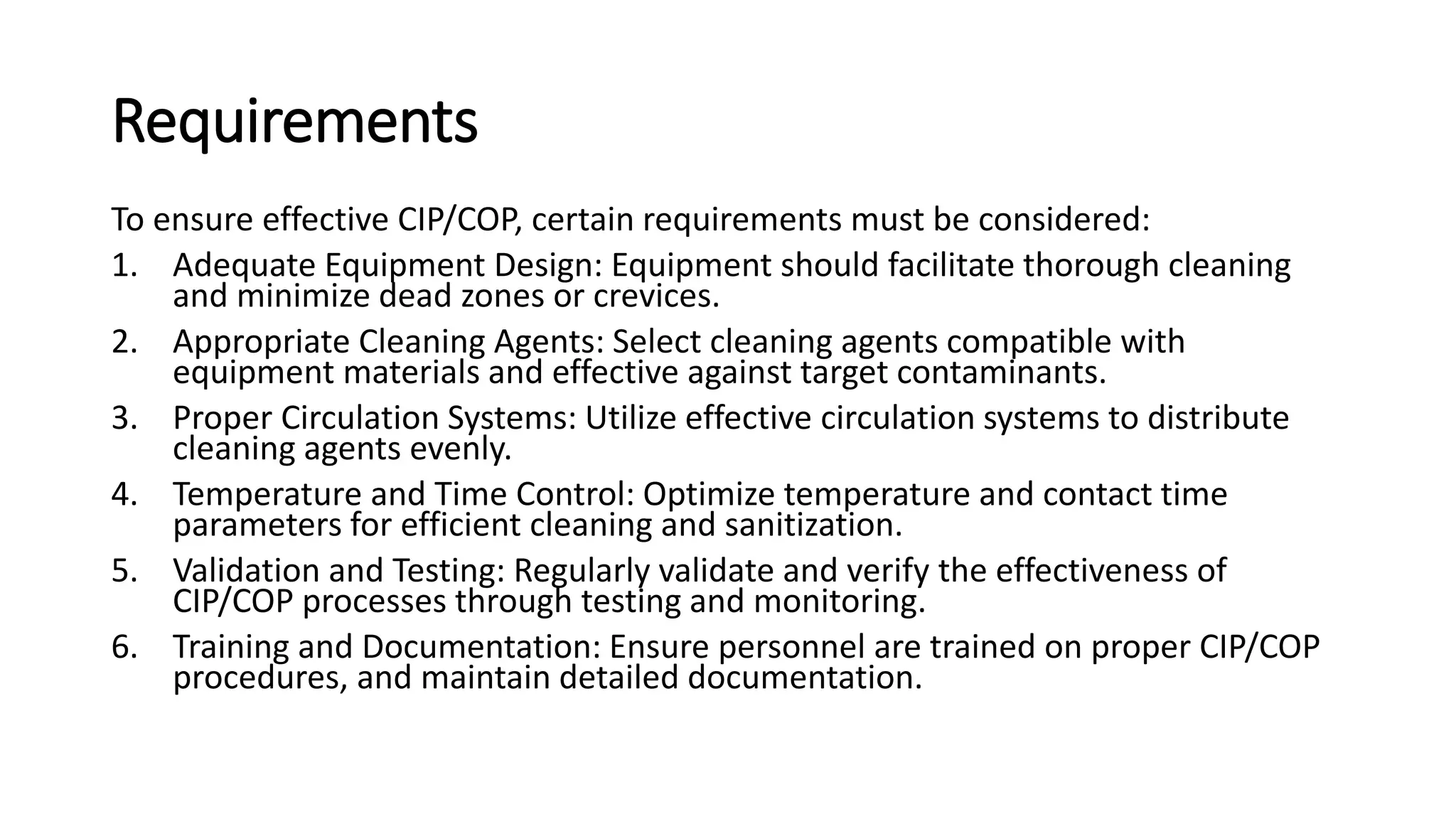 Presentation on CIP & COP process in Food Manufacturing Facilities.pptx