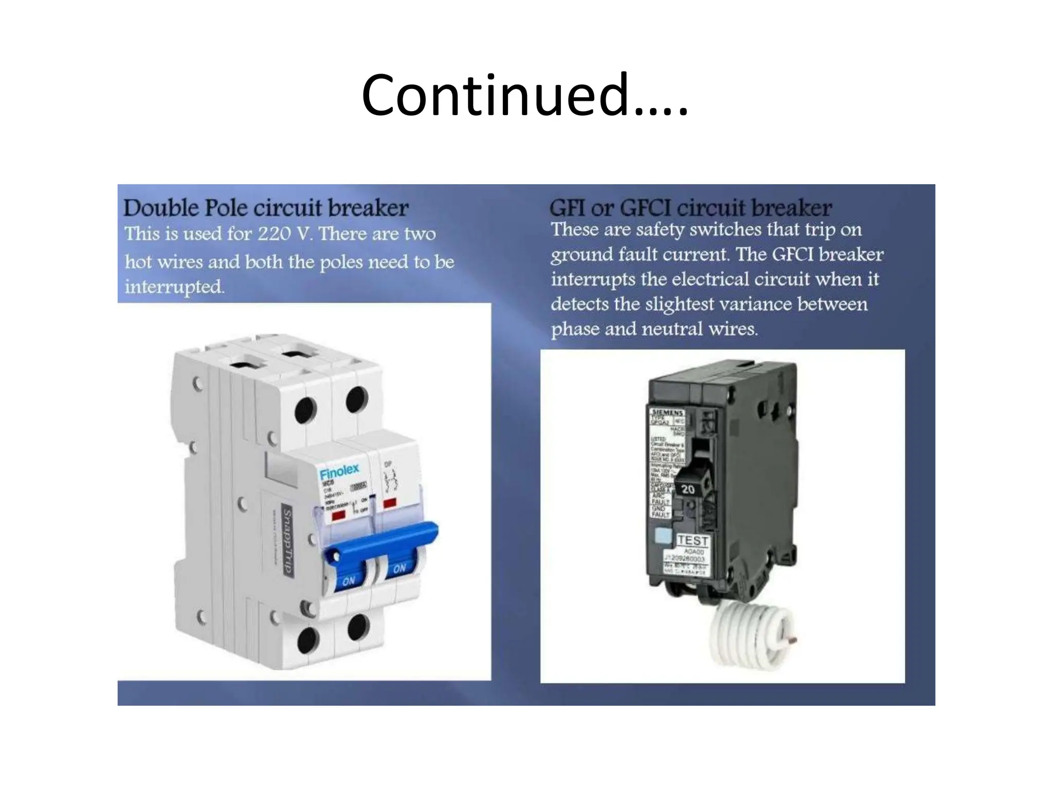 Presentation on Circuit Breakers.pptx unit | PPT