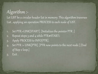Presentation on circular linked list | PPT