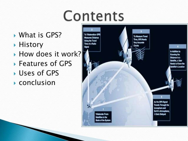 Presentation on GPS | PPTX