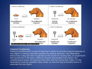 Presentation on classical conditioning | PPTX