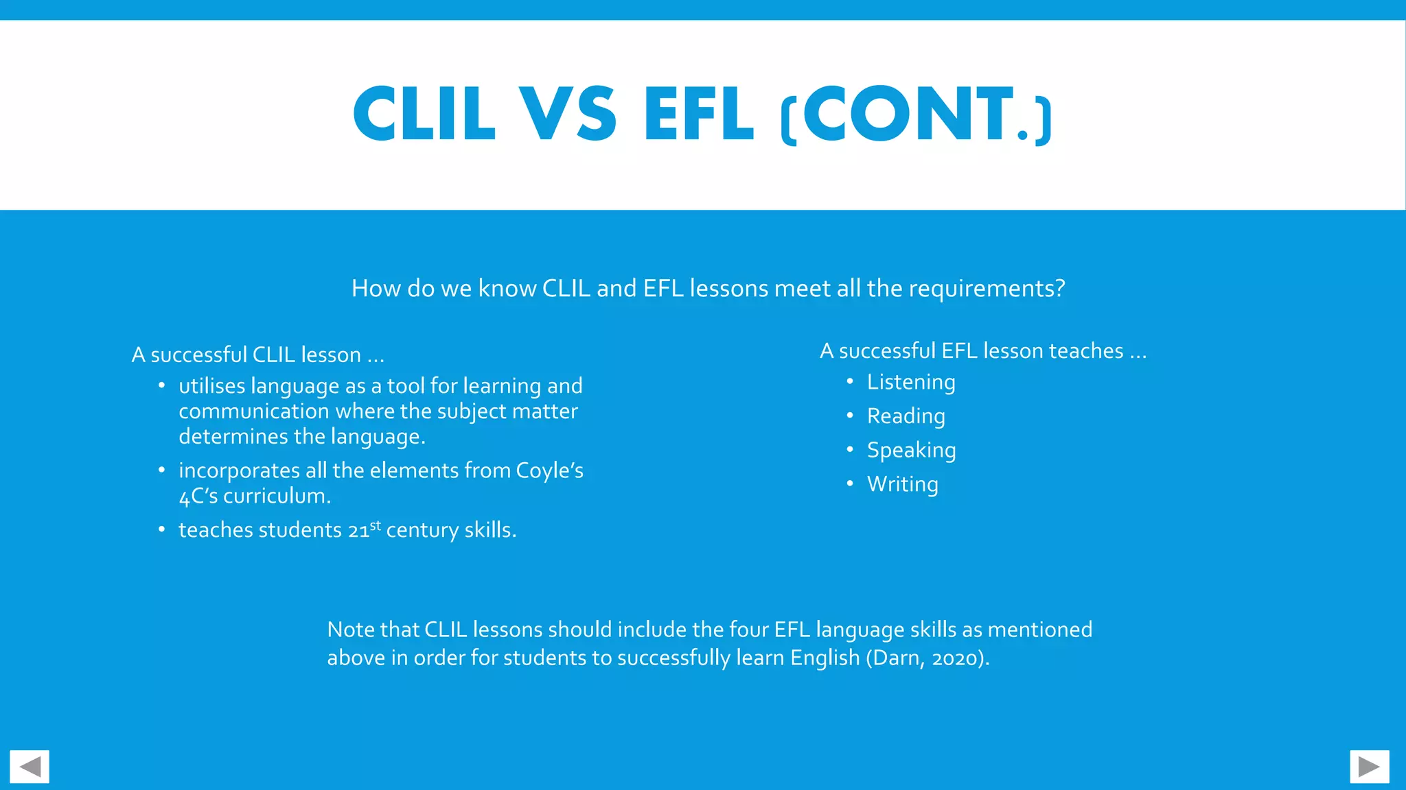 Presentation on clil | PPTX