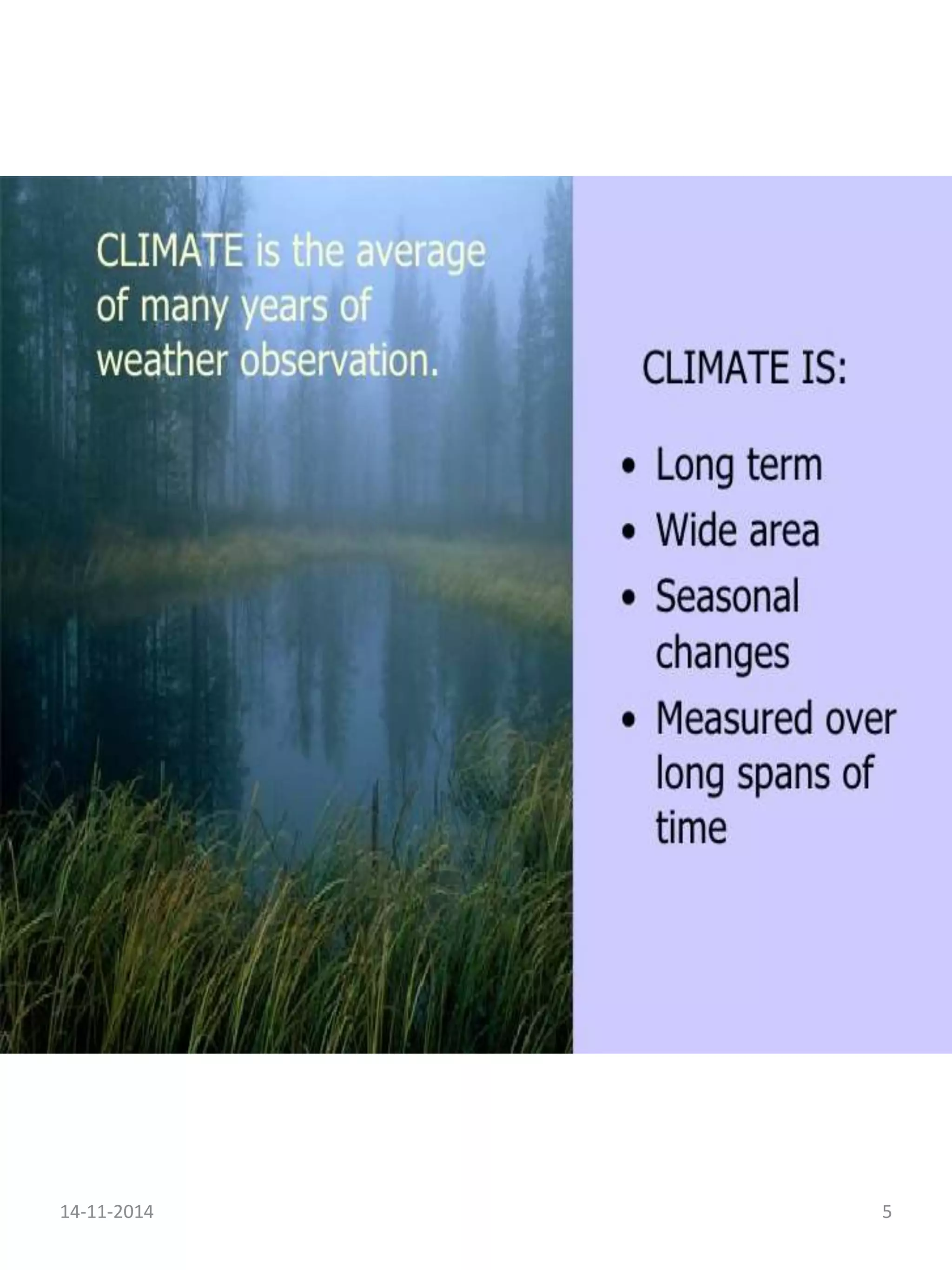 Presentation on climate | PPTX