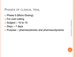 Presentation on Clinical Trial | PPT