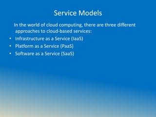 Presentation on Cloud computing | PPTX