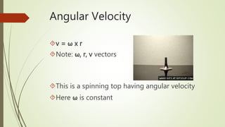 Presentation on components of angular velocity vector along the body ...