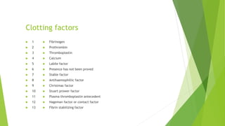 Presentation on coagulation cascade.pptx