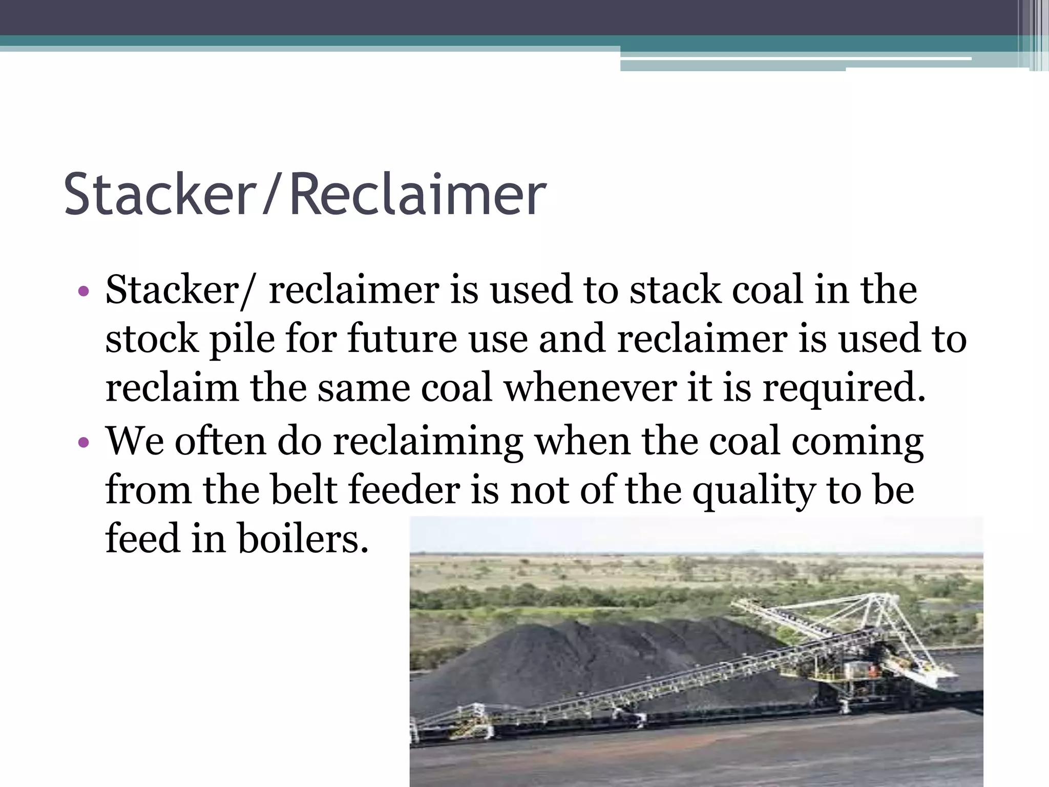 Presentation on coal handling systems | PPTX