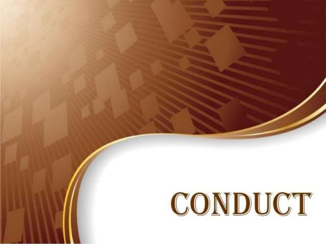 Presentation on code of conduct | PPT