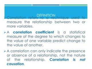 coefficient correlation | PPTX