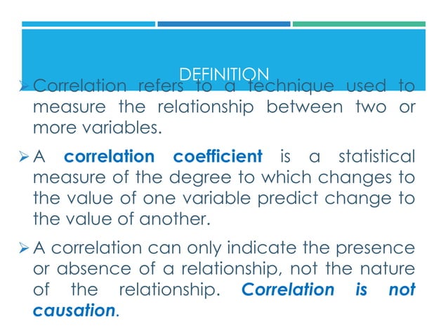 coefficient correlation | PPTX