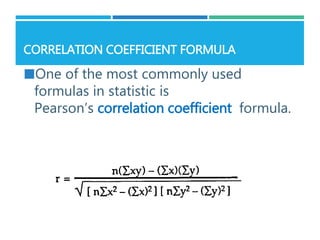 coefficient correlation | PPTX
