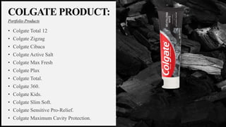 Presentation on colgate palmolive company | PPTX