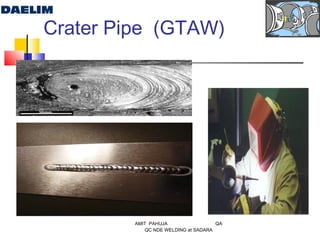 Presentation on common weld dicontinuities | PPT