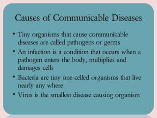 Presentation on communicable diseases | PPT