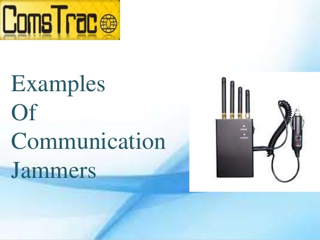 Presentation on Communication Jamming and Jammers