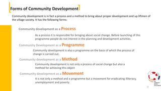 Community driven developement:Methods and Approaches | PPTX