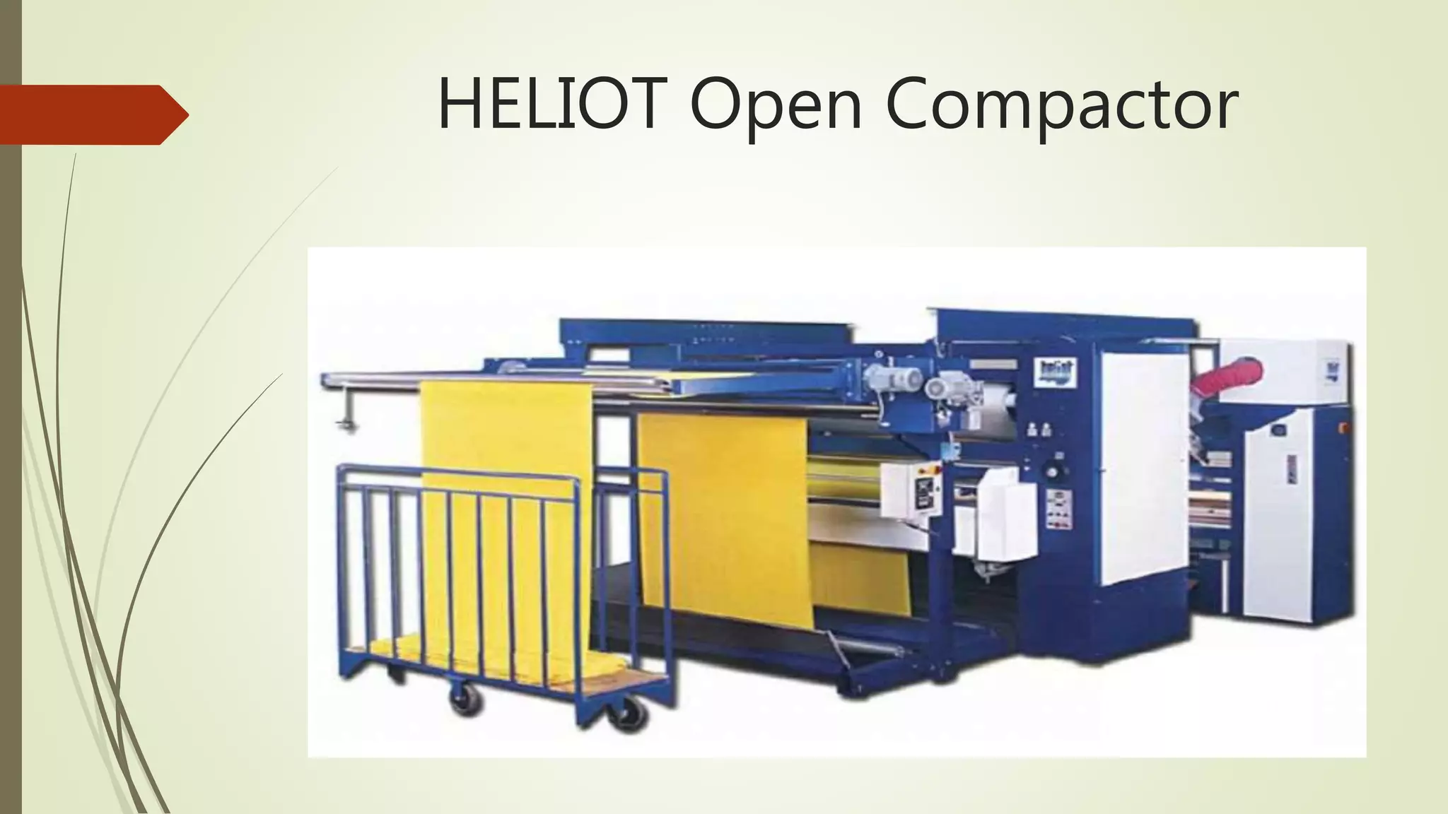 Fabric Compacting Process and Compacting Machines | PPTX