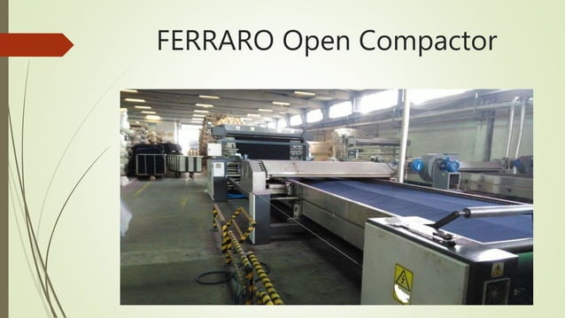 Fabric Compacting Process and Compacting Machines | PPTX