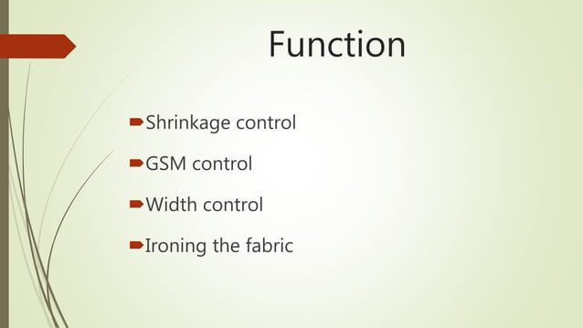 Fabric Compacting Process and Compacting Machines | PPTX