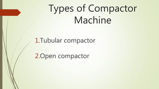 Fabric Compacting Process and Compacting Machines | PPTX