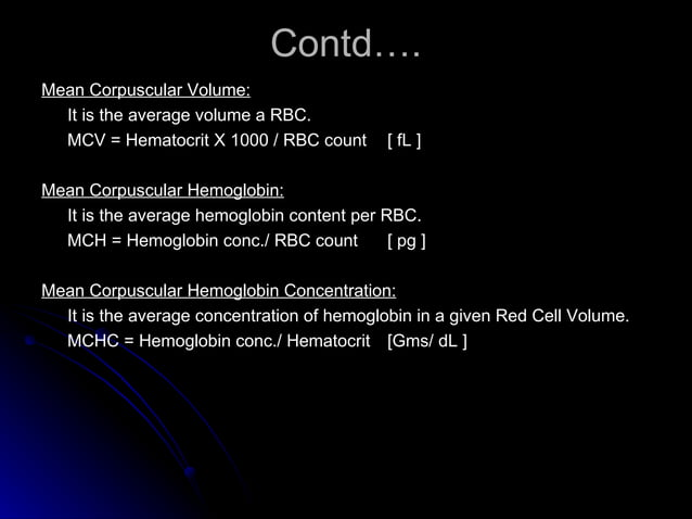 Presentation On Complete Hemogram | PPT