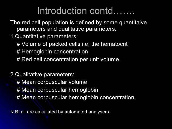 Rbc Pathology Normal Rbc Pbs Morphology Rbc Indices