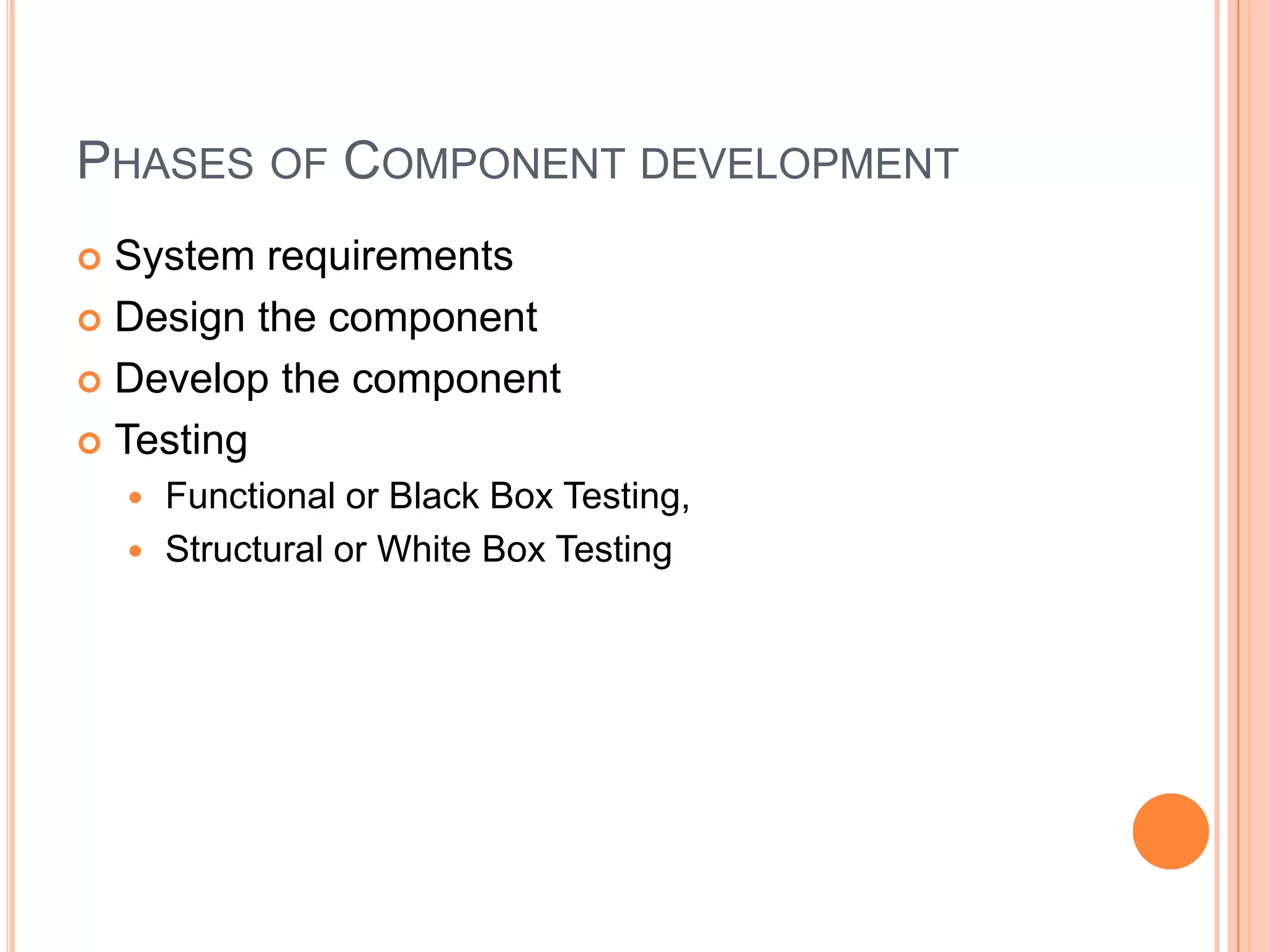 Presentation on component based software engineering(cbse) | PPTX