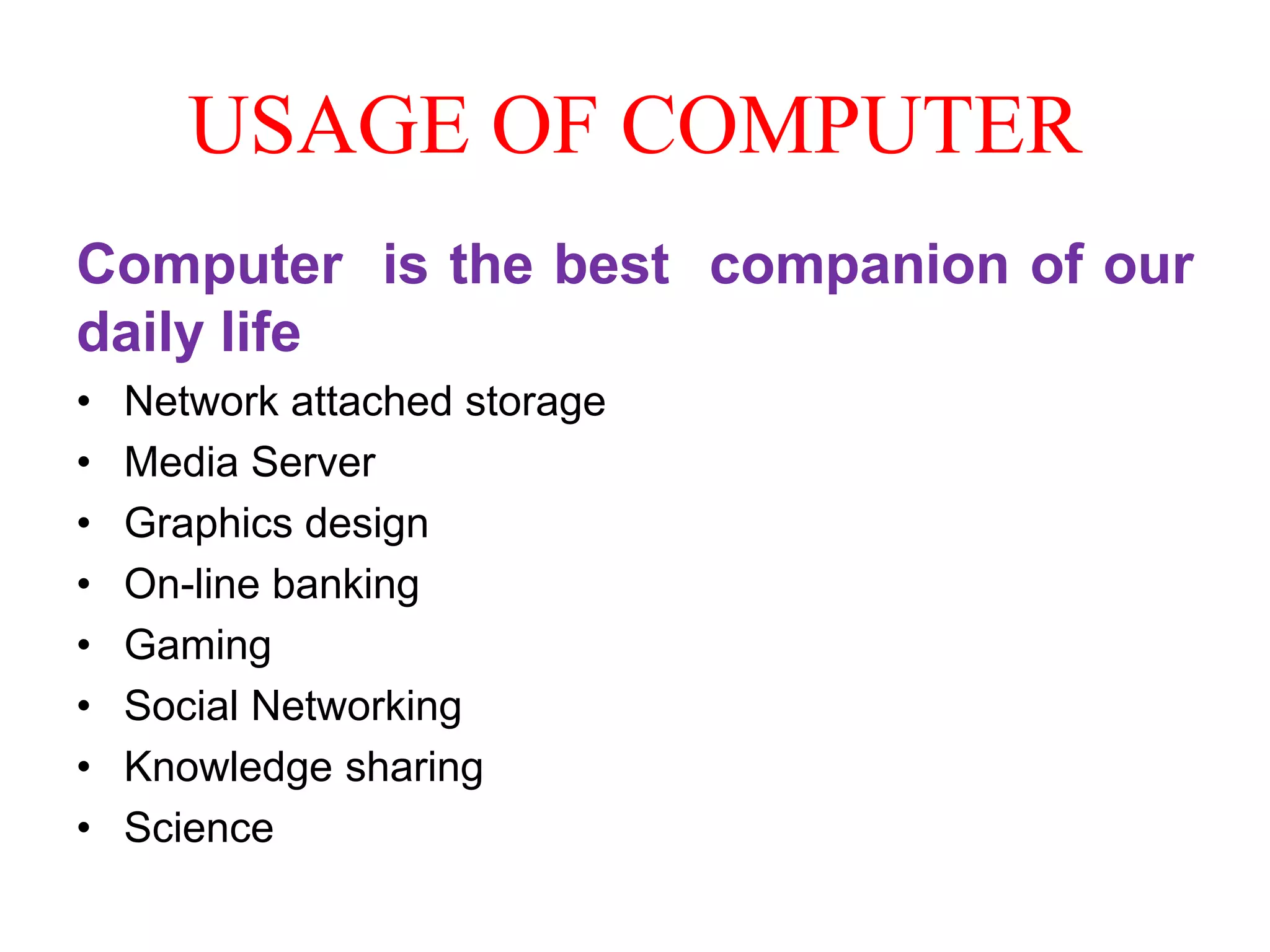Presentation on computer | PPT