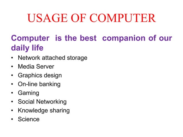 Presentation on computer | PPT | Computing | Technology & Computing