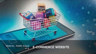 Presentation on E-commerce class6 | PPTX