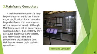 Types of computer | PPTX