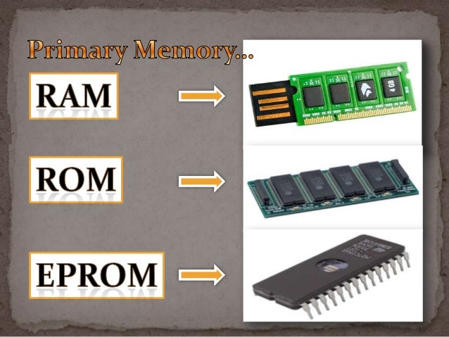 Presentation on computer data storage