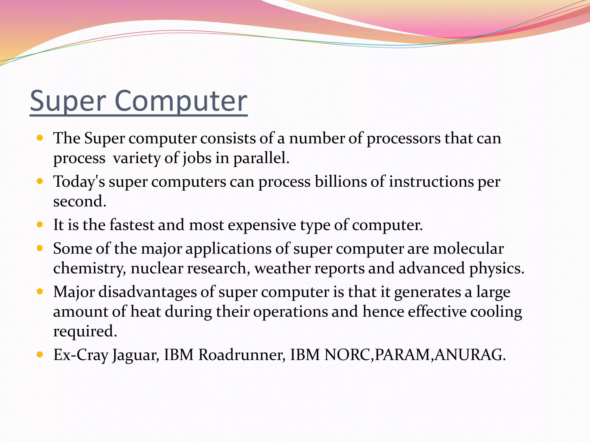 Presentation on computer generation | PPTX