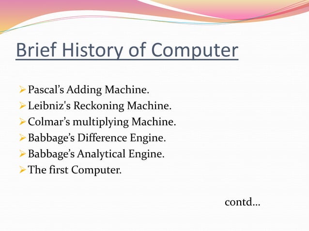 Presentation on computer generation | PPTX