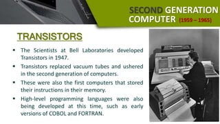 Presentation on computer history & generations (by muhammad shoaib ...