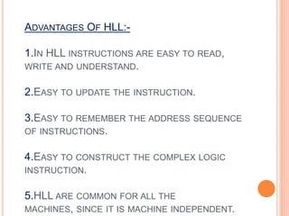Presentation on computer language | PPTX