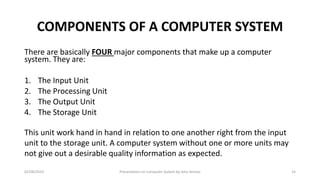 Presentation on computer system | PPTX