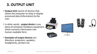 Presentation on computer system | PPTX