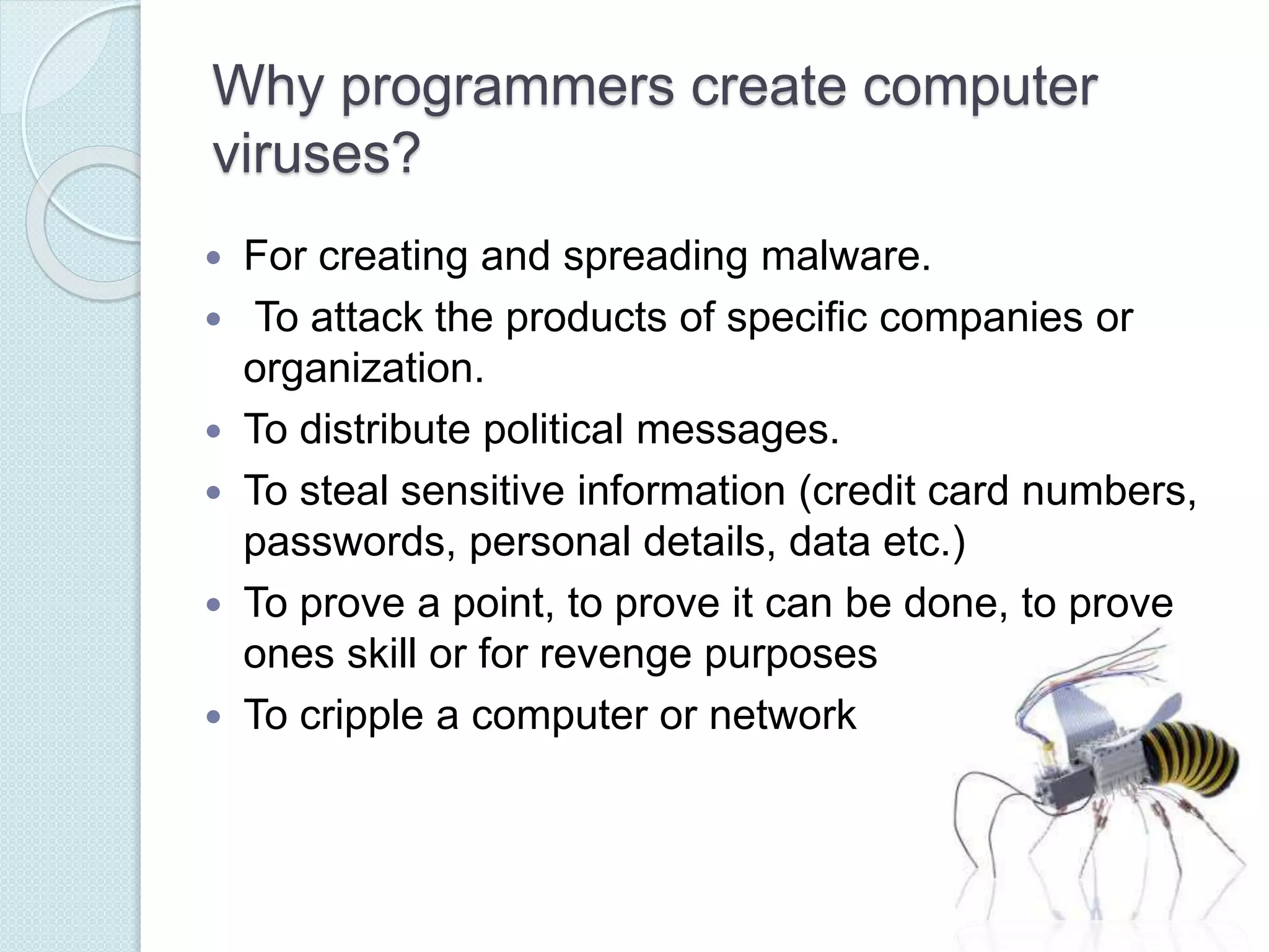 Presentation on computer virus | PPT