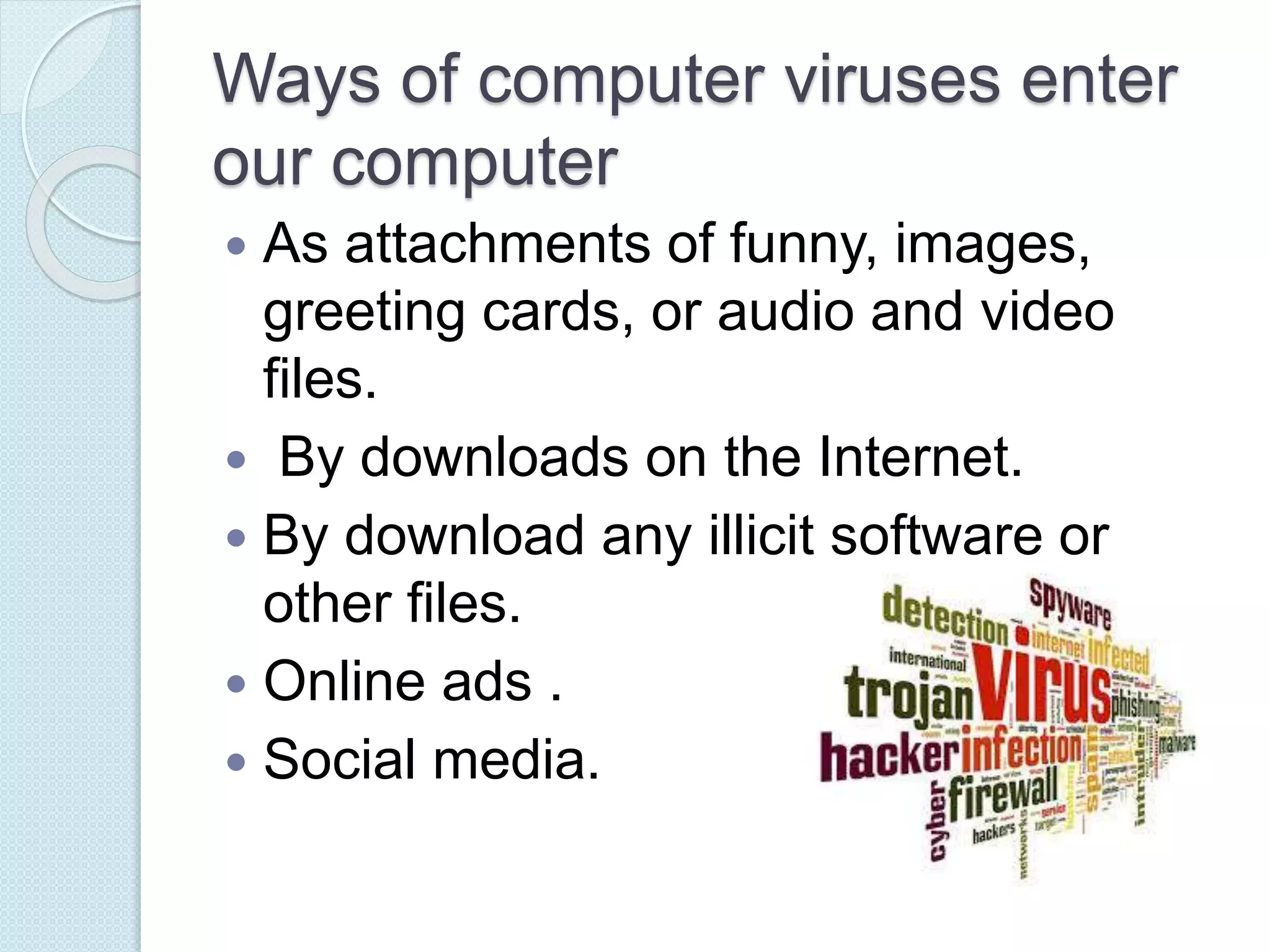 Presentation on computer virus | PPT