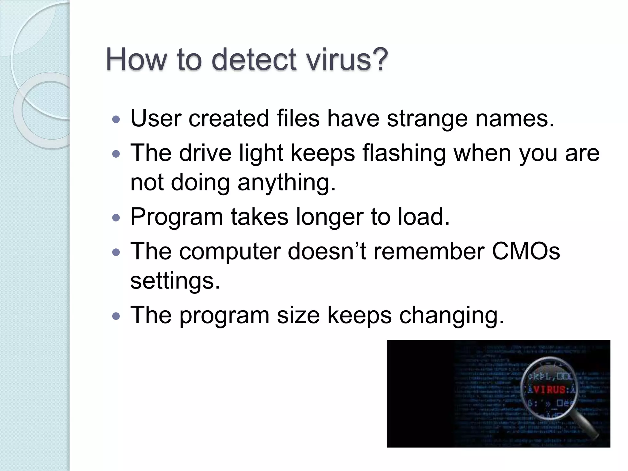 Presentation on computer virus | PPT