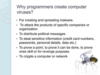 Presentation on computer virus | PPT