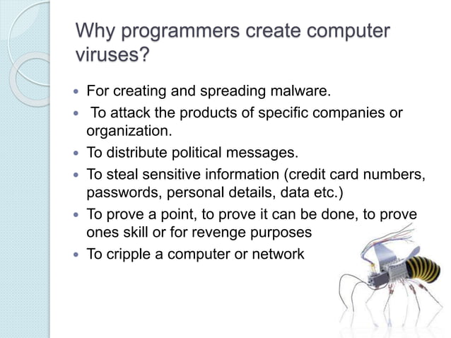 Presentation on computer virus | PPT