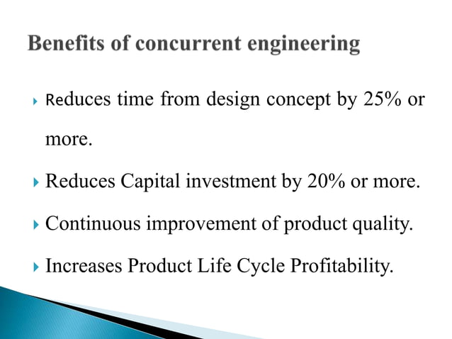 Presentation on concurrent engineering | PPTX
