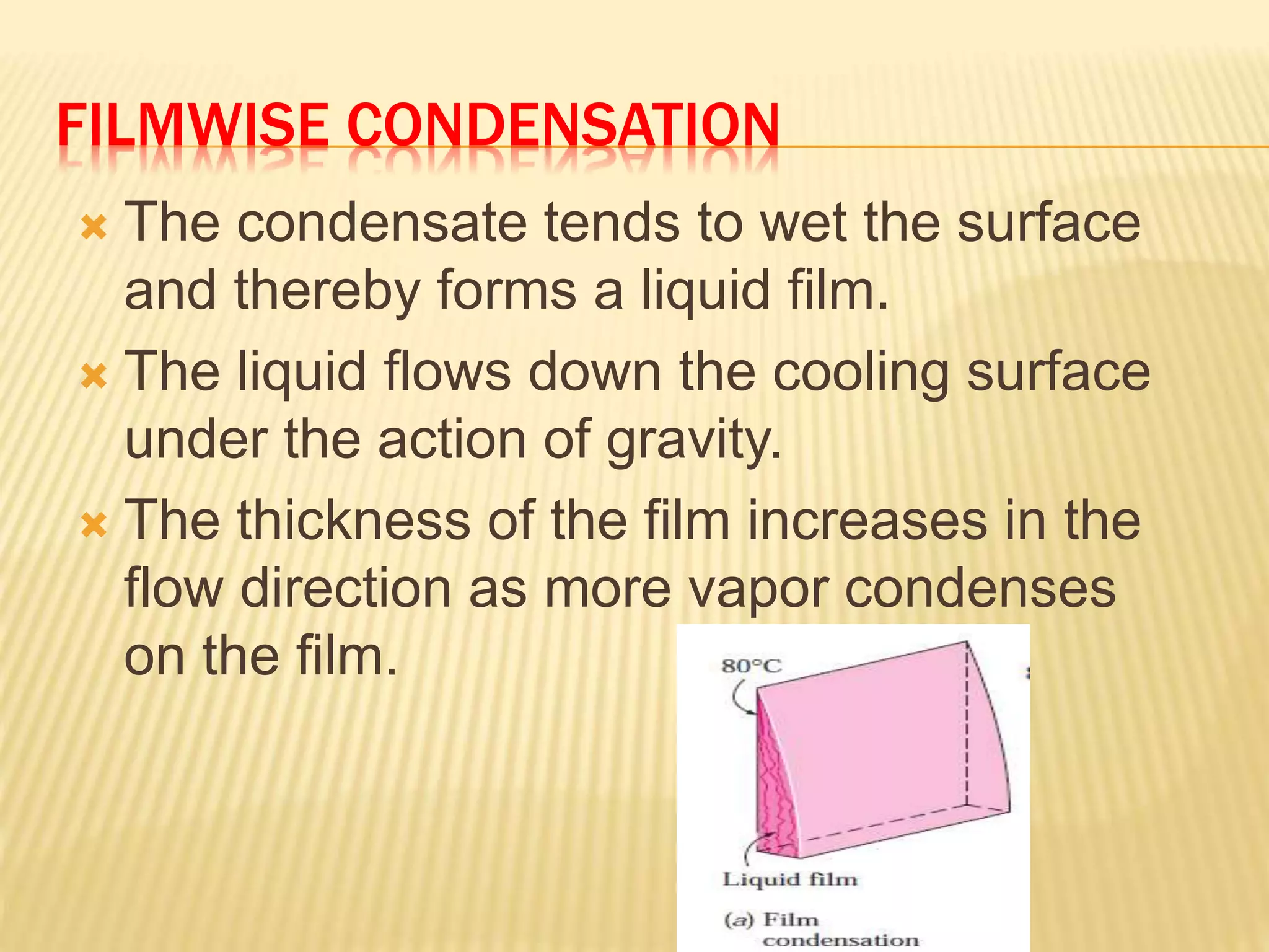 Presentation on Filmwise and Dropwise Condensation | PPTX | Chemistry ...
