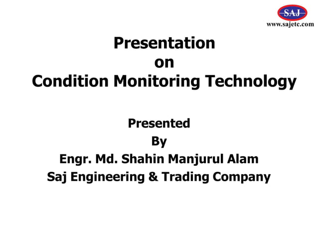 Presentation on Condition Monitoring | PDF | Auto Repair | Automotive