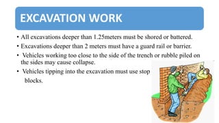 Presentation on construction site safety | PPTX
