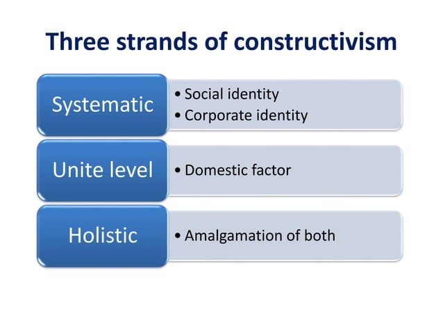 Presentation on constructivism | PPTX | Education